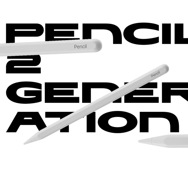 Стилус для iPad, Pencil 2 (Стилус 2-го поколения / 2nd generation ...