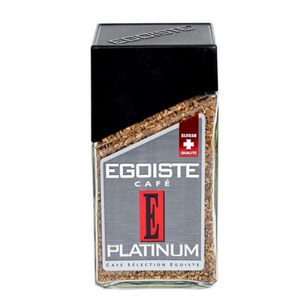 100% Натуральный кофе EGOISTE PLATINUM растворимый сублимированный ...