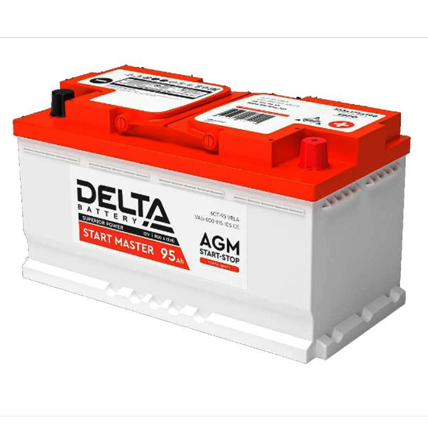 Аккумулятор автомобильный Delta Battery AGM купить по выгодной цене в ...