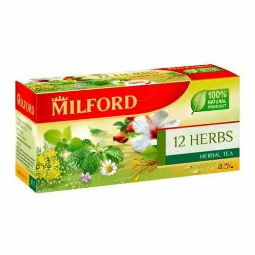 Чай Milford 12 трав травяной в пакетиках, 20х2.25г - купить с доставкой ...