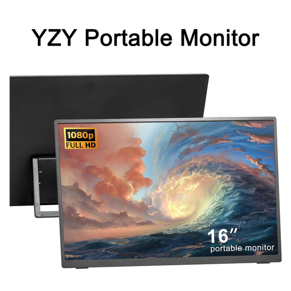 Монитор 16" Монитор portable monitor 100% sRGB, черный,Портативные ...