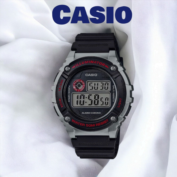 Наручные часы CASIO W-216H-1C - купить с доставкой по выгодным ценам в интернет-магазине OZON ...