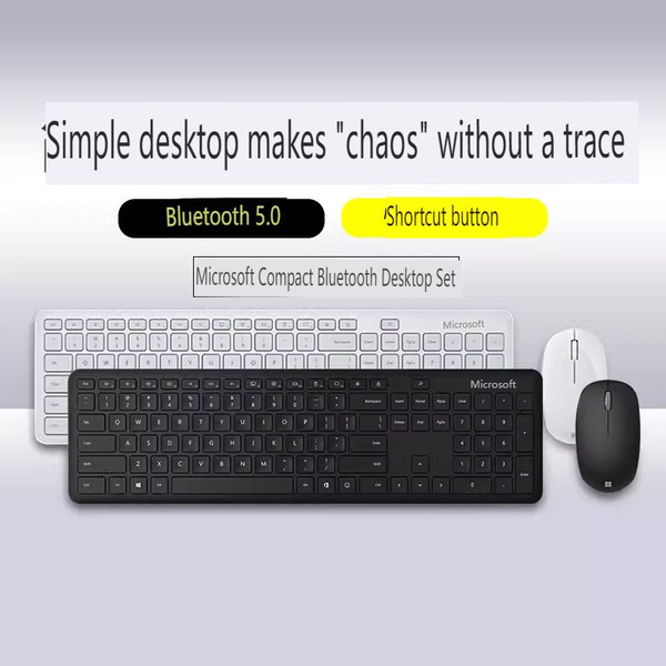Настольный набор беспроводной Bluetooth-мыши и клавиатуры Microsoft ...