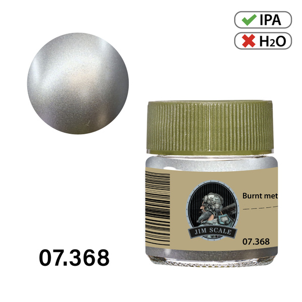 Краска эмалевая Jim Scale 07.368 цвет Burnt metal, 10 мл - купить с ...