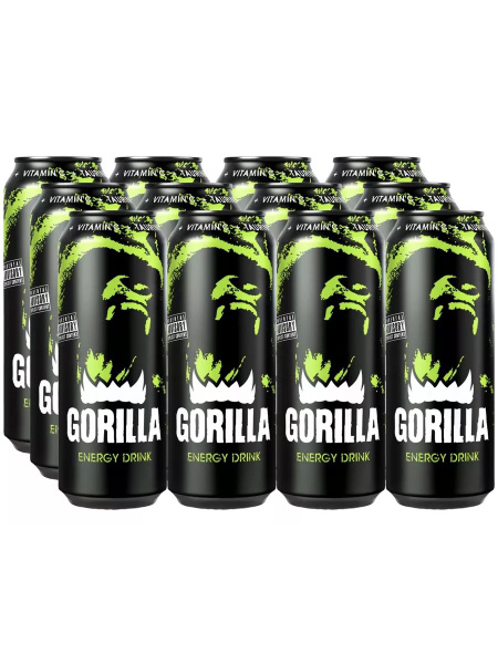 Энергетический напиток Gorilla Original 12 шт x 450мл купить на OZON по ...