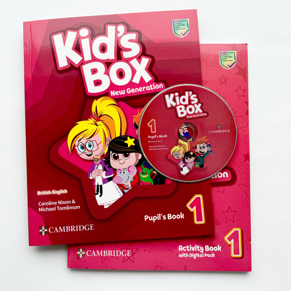 Kid's Box New Generation 1: Pupil's Book (учебник) + Activity Book (рабочая тетрадь) + Диск ...
