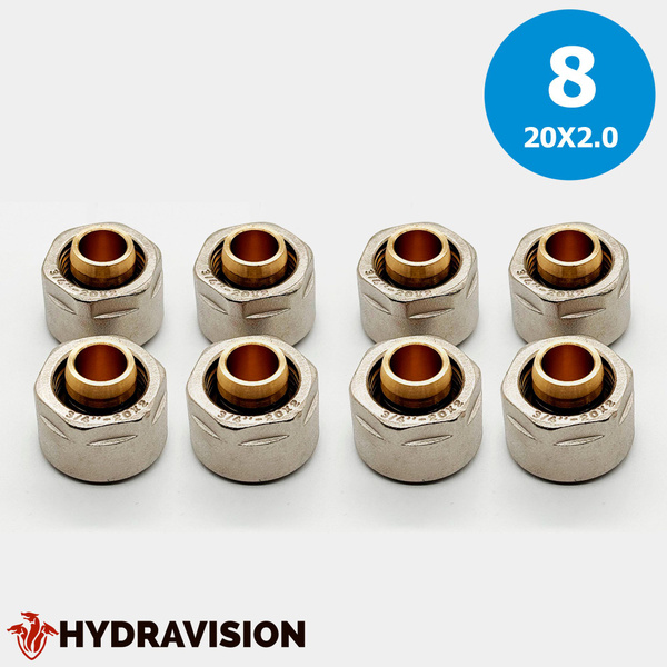 Коллекторное резьбозажимное соединение HYDRAVISION 20х2.0 - G 3/4" для ...