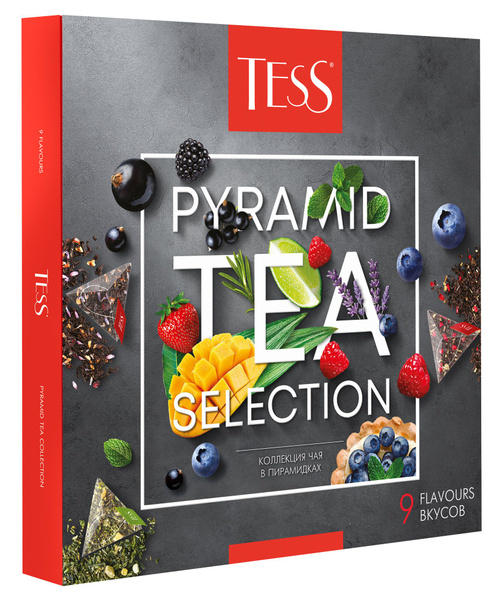 Вопросы и ответы о Чай Tess Pyramid Collection ассорти в пирамидках 9