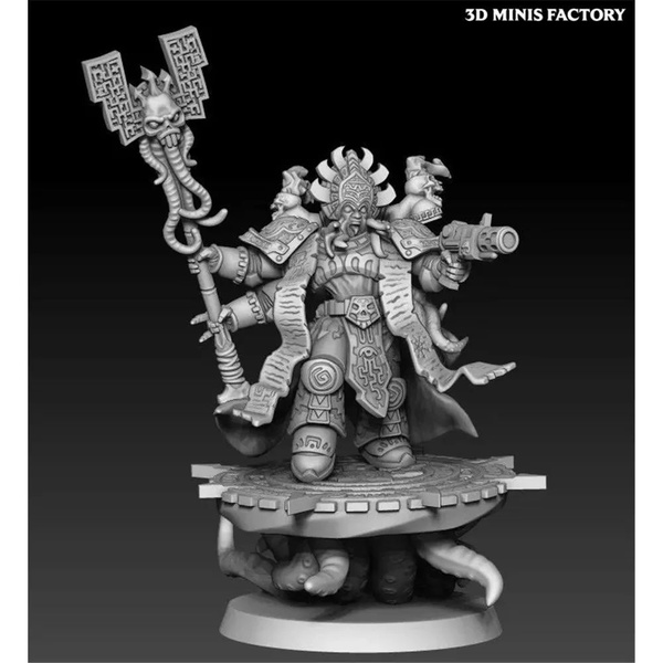 Миниатюра Warhammer 40000. Thousand Sons. Возвышенный Волшебник на ...