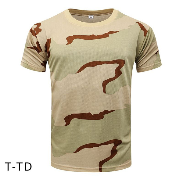 Камуфляжная футболка, CAMO-010 быстросохнущая и дышащая, летняя ...