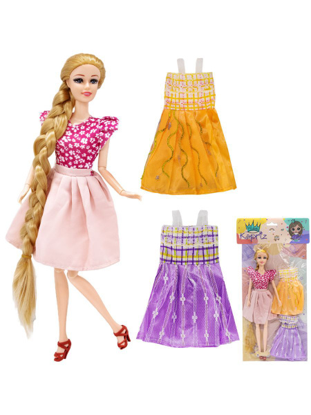 Кукла Барби с набором платьев - купить с доставкой по выгодным ценам в ...