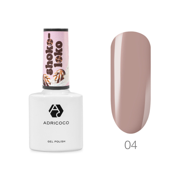 Adricoco Гель-лак Shoko-LOKO №04 - купить с доставкой по выгодным ценам в интернет-магазине OZON ...
