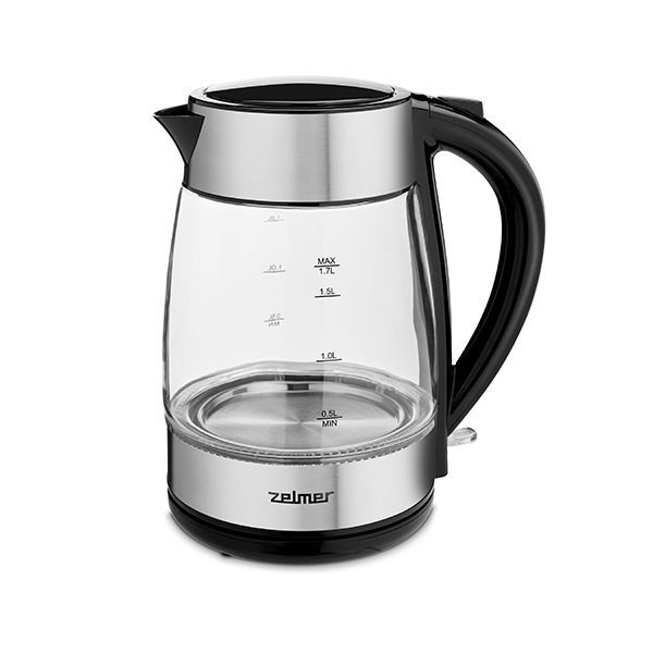 Купить электрический чайник Zelmer ZCK8011 GLASS/INOX, Металл/стекло по ...