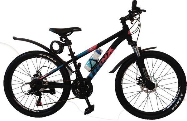 Велосипед TRINX M134 24 2021 13.5 черный-синий-красный - купить по ...
