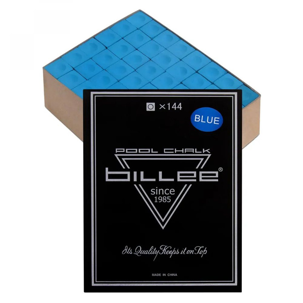 Мел для бильярда Billee Blue 144шт синий - купить с доставкой по ...