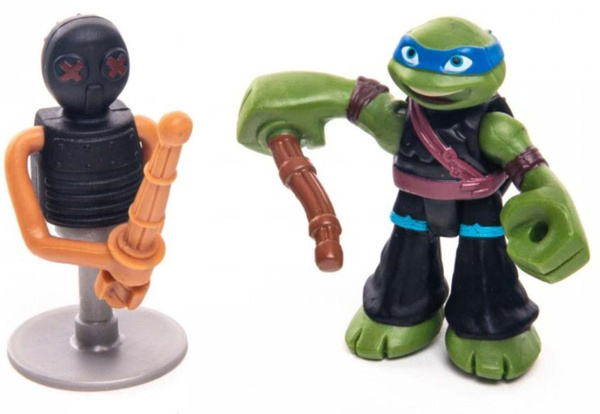Фигурка TMNT (Черепашки Ниндзя) Лео, с боевым тренажером, серия Pre ...