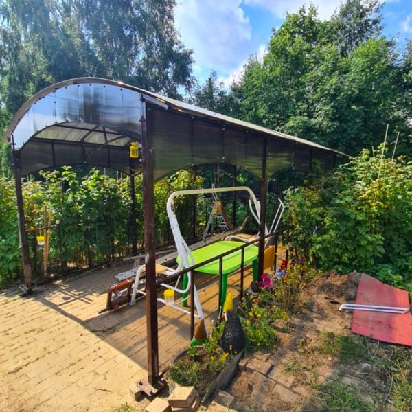 Беседка Тепличный Выбор 300x240 см, Сотовый поликарбонат купить по ...