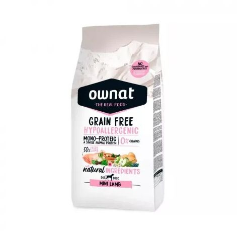 Ownat Grain Free Hypo Сухой корм гипоаллергенный для собак мелких пород ...