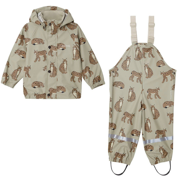 Дождевик Мальчики, Девочки KULING Погоны светло-зеленый Waterproof, Softshell, размер 134 ...