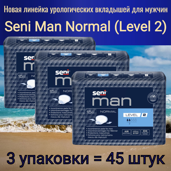 Seni Man Normal Level 2 (средний уровень) - Вкладыши урологические ...