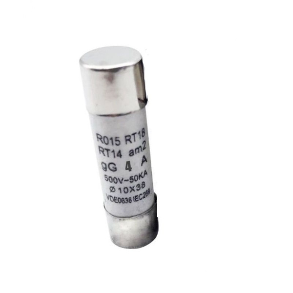 4А, 500 В, 10.0х38 мм, R015, RT18, RT14, , Предохранитель керамический ...