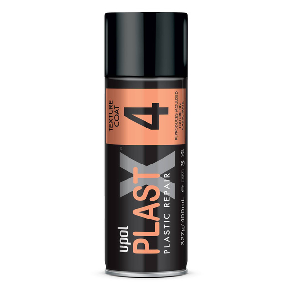 Вопросы и ответы о Текстурное покрытие для пластика U-POL PLAST X4 грубое, черный, аэрозоль, 400 ...