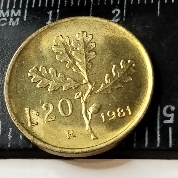 Италия 20 лир 1981. Дубовые листья. UNC - купить в интернет-магазине OZON с быстрой доставкой ...