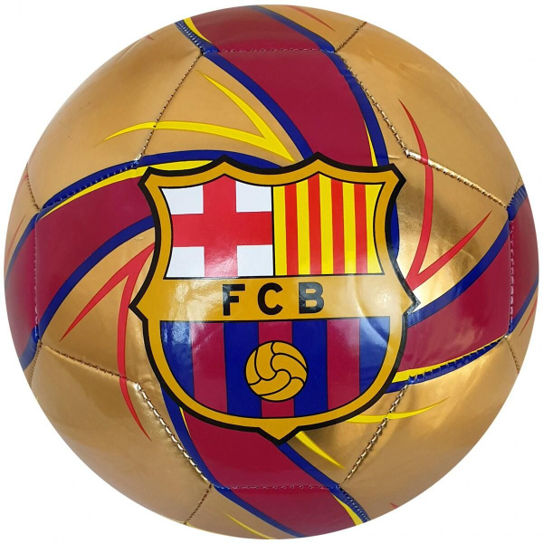Футбольный мяч DECATHLON FC Barcelona Star Gold R. 5, 5 размер, золотой ...