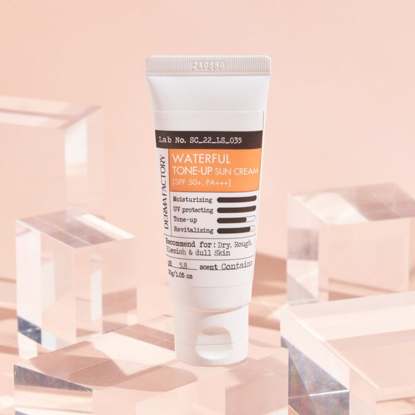 Derma Factory Крем солнцезащитный увлажняющий - Waterful tone-up sun ...