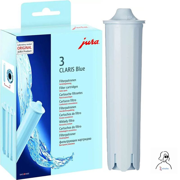 Фильтр для кофемашин Jura Claris Smart+ Голубой *3 - купить с доставкой ...