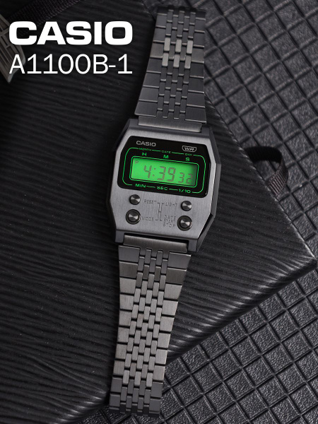 Винтажные мужские наручные часы Casio A1100B-1 - купить с доставкой по ...