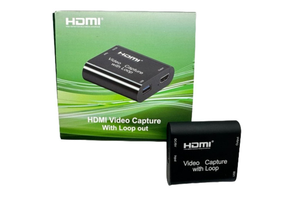Карта видеозахвата USB - HDMI черный - купить с доставкой по выгодным ...