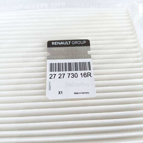 Фильтр салонный RENAULT GROUP 272773016R - купить по выгодным ценам в ...