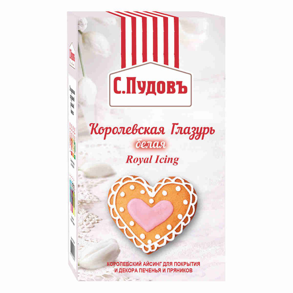 Глазурь С.Пудовъ королевская белая, 150 г - купить с доставкой по ...