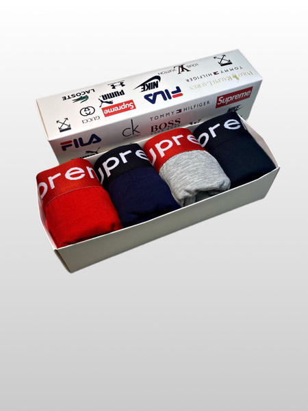 Трусы Supreme, 4 шт - купить с доставкой по выгодным ценам в интернет ...