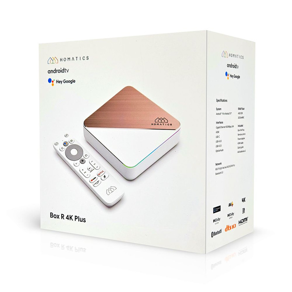 Медиаплеер Homatics Box R 4K Plus, белый купить по низкой цене с ...