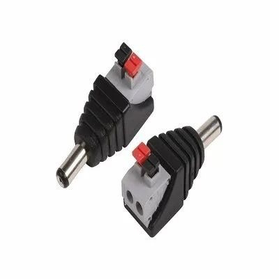 Разъем питания штекер 2.1х5.5 с быстрозажимной колодкой Rexant 14-0314-2 - купить с доставкой по ...