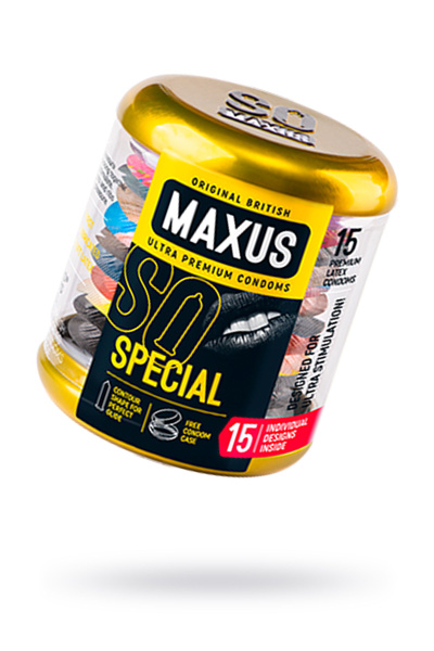 Презервативы точечно-ребристые MAXUS Special, латекс, 15 штук в упаковке. - купить с доставкой ...