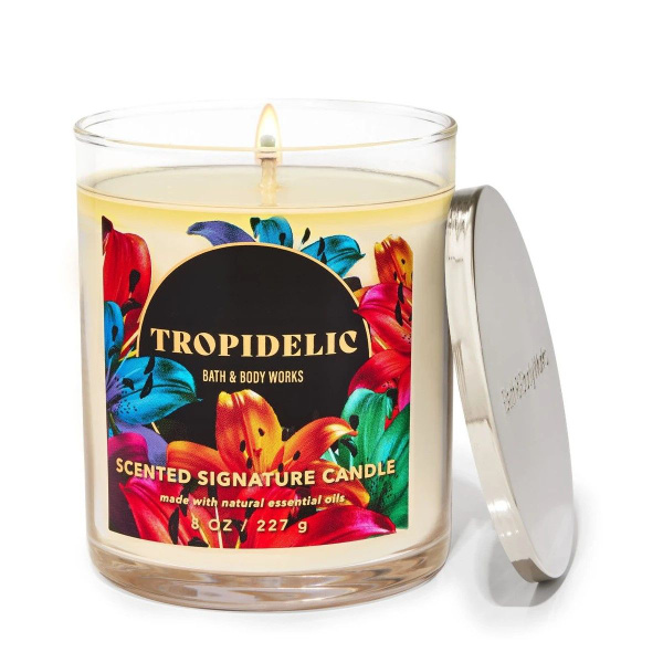 Свеча ароматическая Bath and Body Works, 9 см х 7 см, 1 шт купить по ...