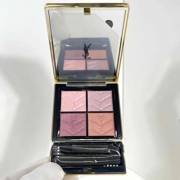 YVES SAINT LAURENT Тени для век 4 цвета с 2 бесплатными кистями для ...