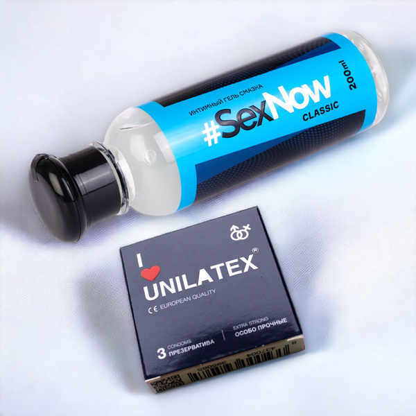 Презервативы Unilatex Extra Strong ультрапрочные 3 шт + Интимная гель ...