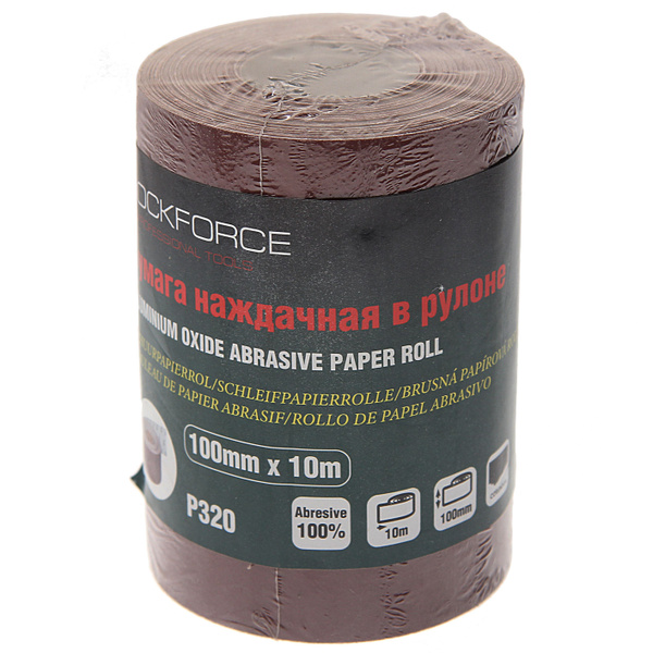 Бумага наждачная RF-SR4320A 100ммх10м в рулоне (P320) ROCKFORCE купить на OZON по низкой цене ...