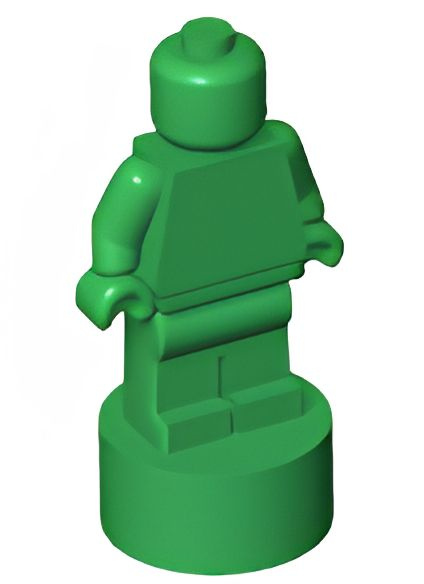 Микрофигурка LEGO Minifigure, Utensil Statuette / Trophy Трофей Статуя ...