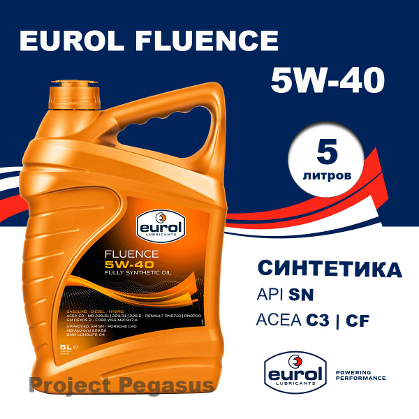 Масло моторное EUROL 5W-40 Синтетическое - купить в интернет-магазине ...