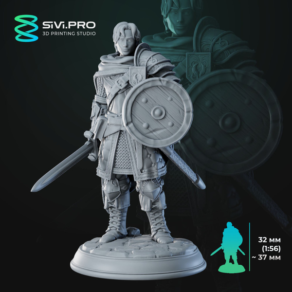 Боец Арион (человек/воин) 1шт миниатюра ДнД DnD 32мм купить на OZON по низкой цене (1583742234)