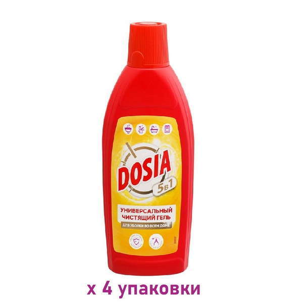 Средство чистящее и дезинфицирующее Dosia Универсальный 5в1 (450 мл) х ...