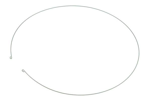 Хомут наружный (стяжка) манжеты люка стиральной машины Атлант - купить ...