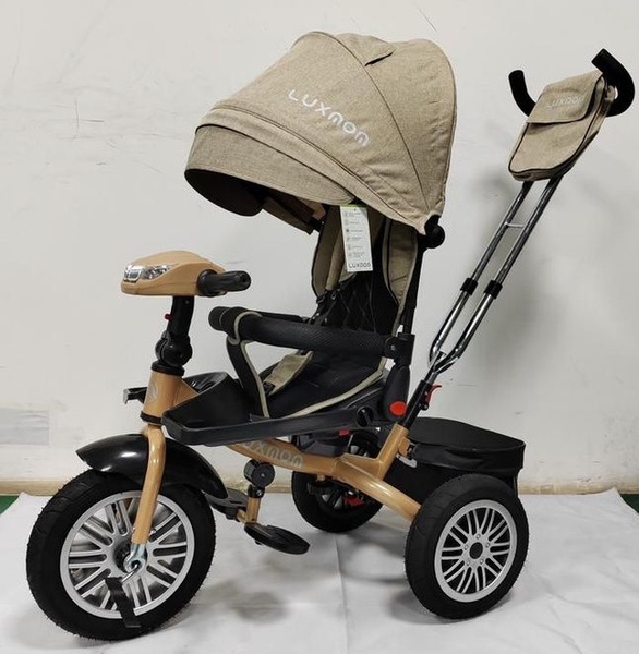 Трехколёсный велосипед Luxmom 760 серый - купить с доставкой по ...