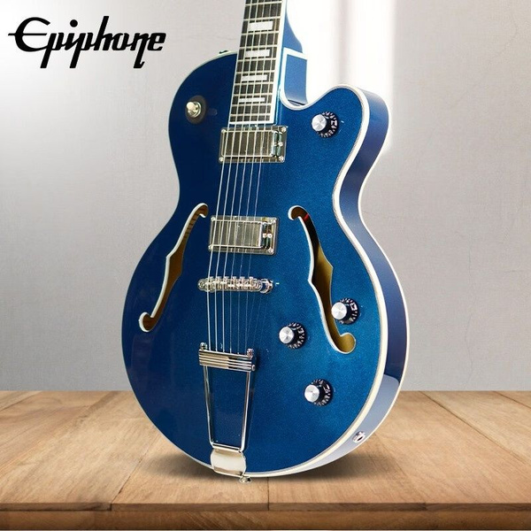 Электрогитара EPIPHONE Uptown Kat ES(Gibson Авторизованный)_Emerald ...