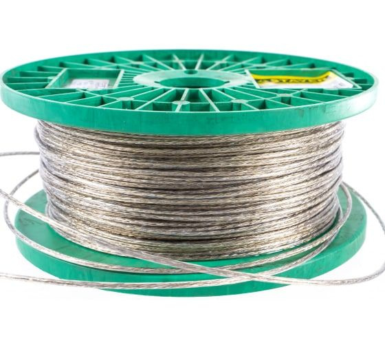 Стальной трос в полимерной оболочке STAYER 2,5 мм, L200м., (30410-25) - купить по выгодной цене ...